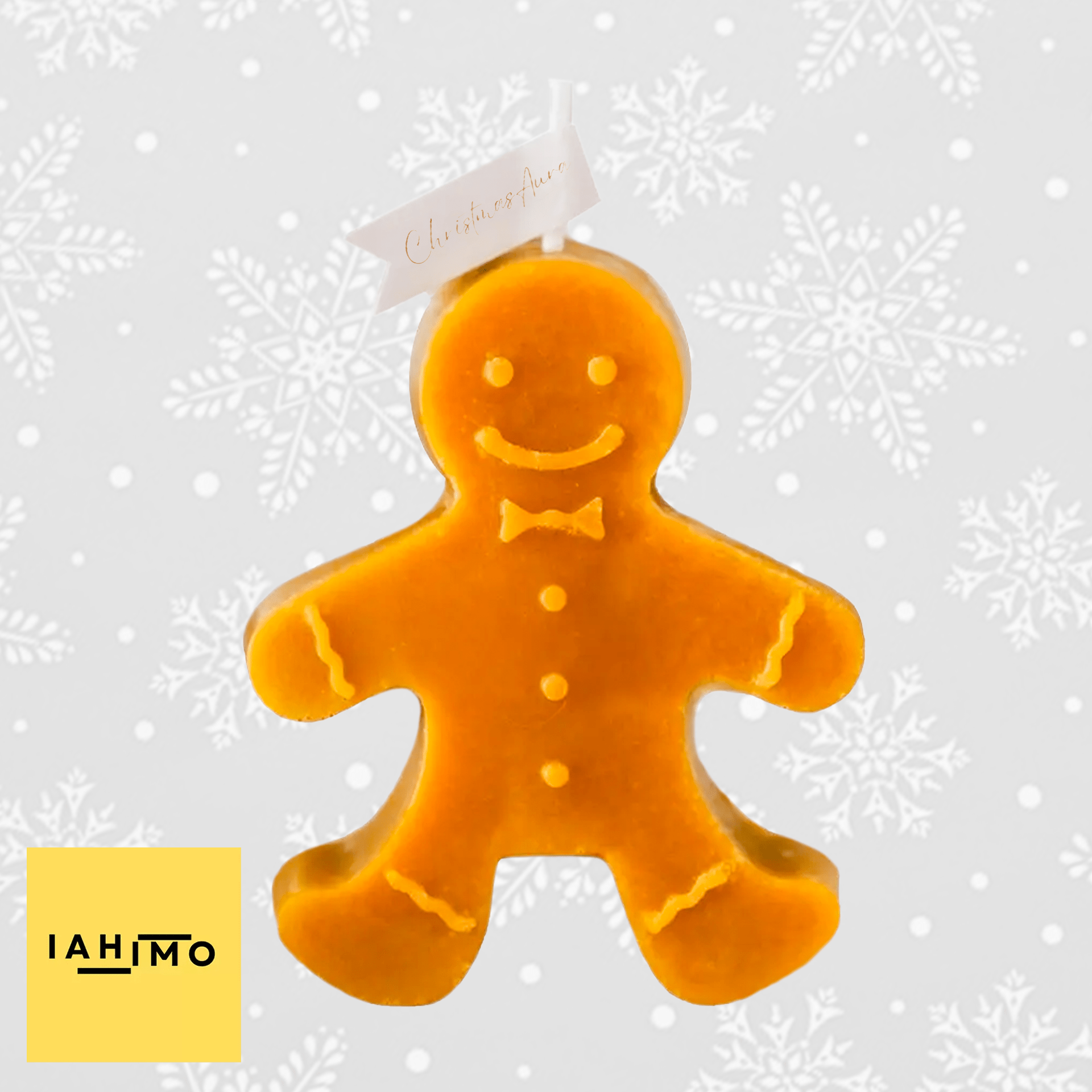 Gingerbread Man Candle – Sweet Holiday Delight